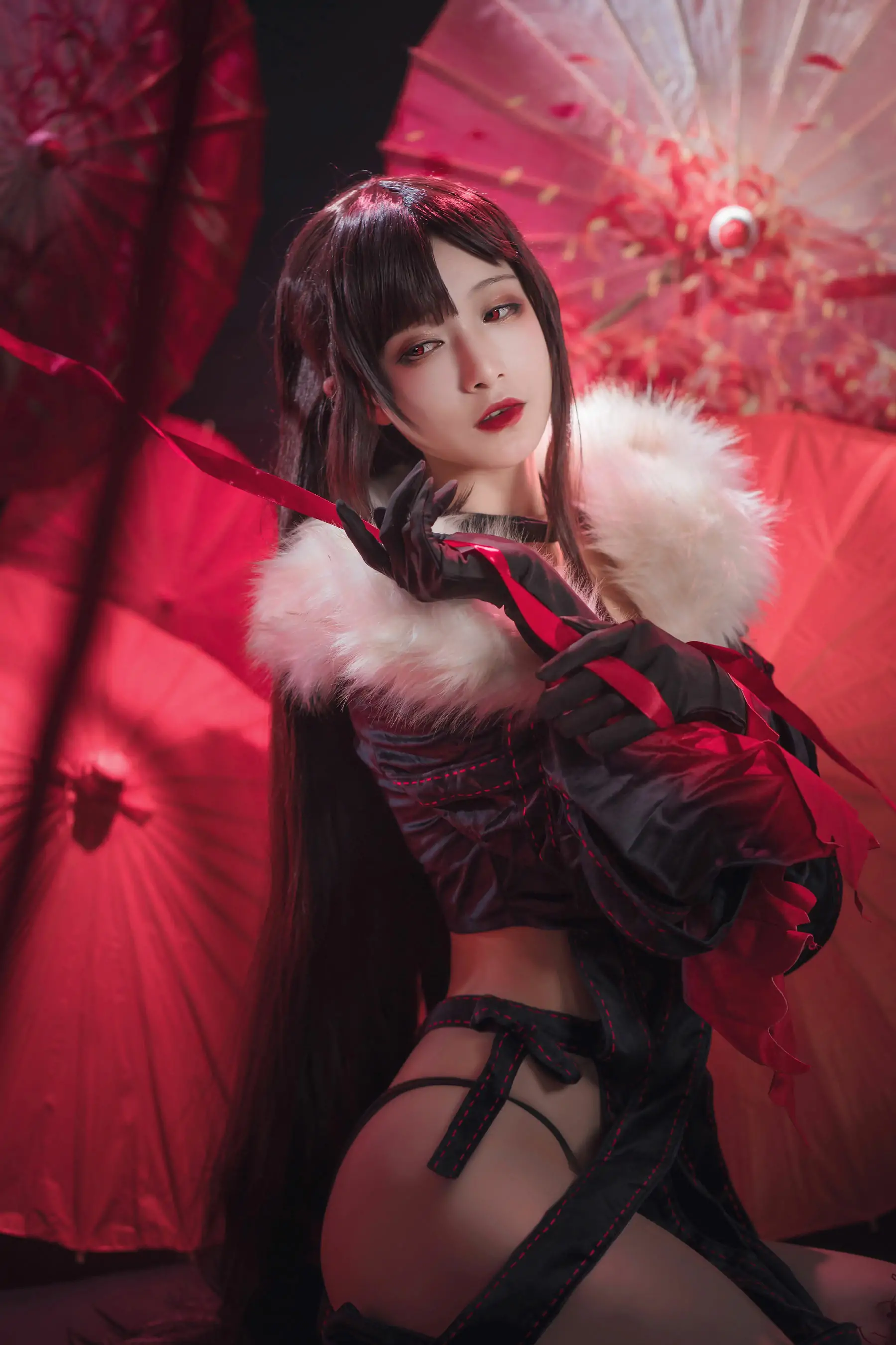 [Cosplay写真] 动漫博主铁板烧鬼舞w - 虞美人(26P)-中国美女-找套图