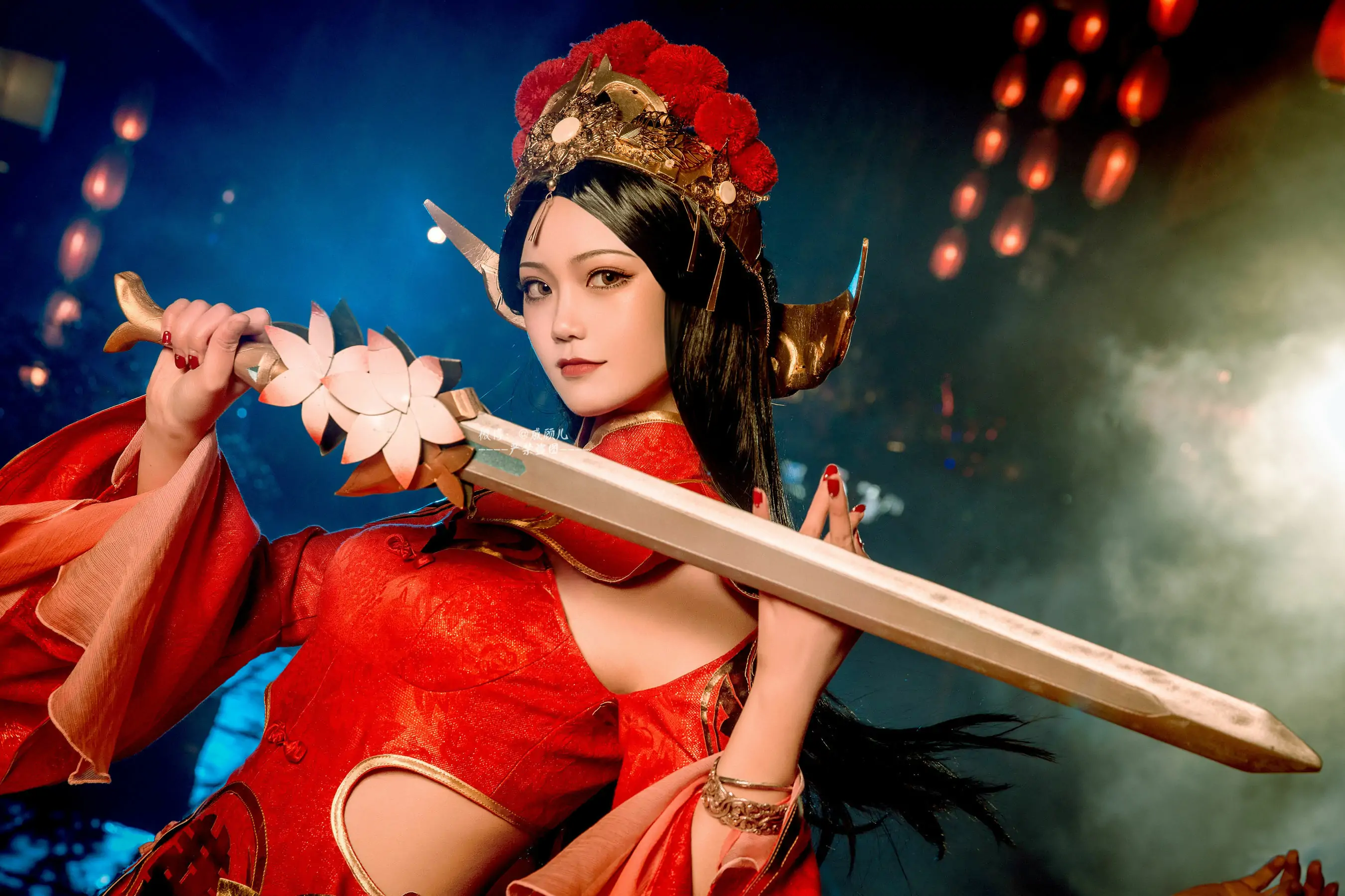 人气coser戚顾儿MIKI 王者荣耀 露娜一生所爱(14P)-中国美女-找套图