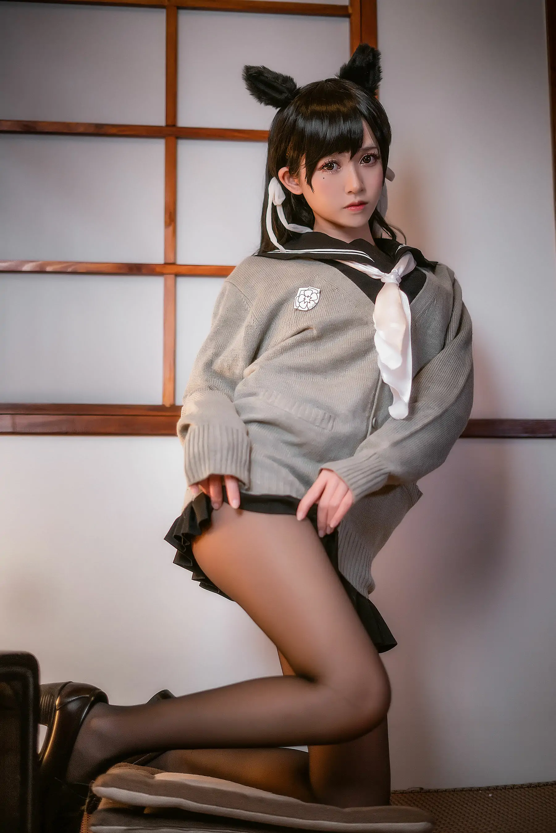 [萝莉COS] 鳗鱼霏儿 - 碧蓝航线 校服(14P)-中国美女-Xiuno BBS
